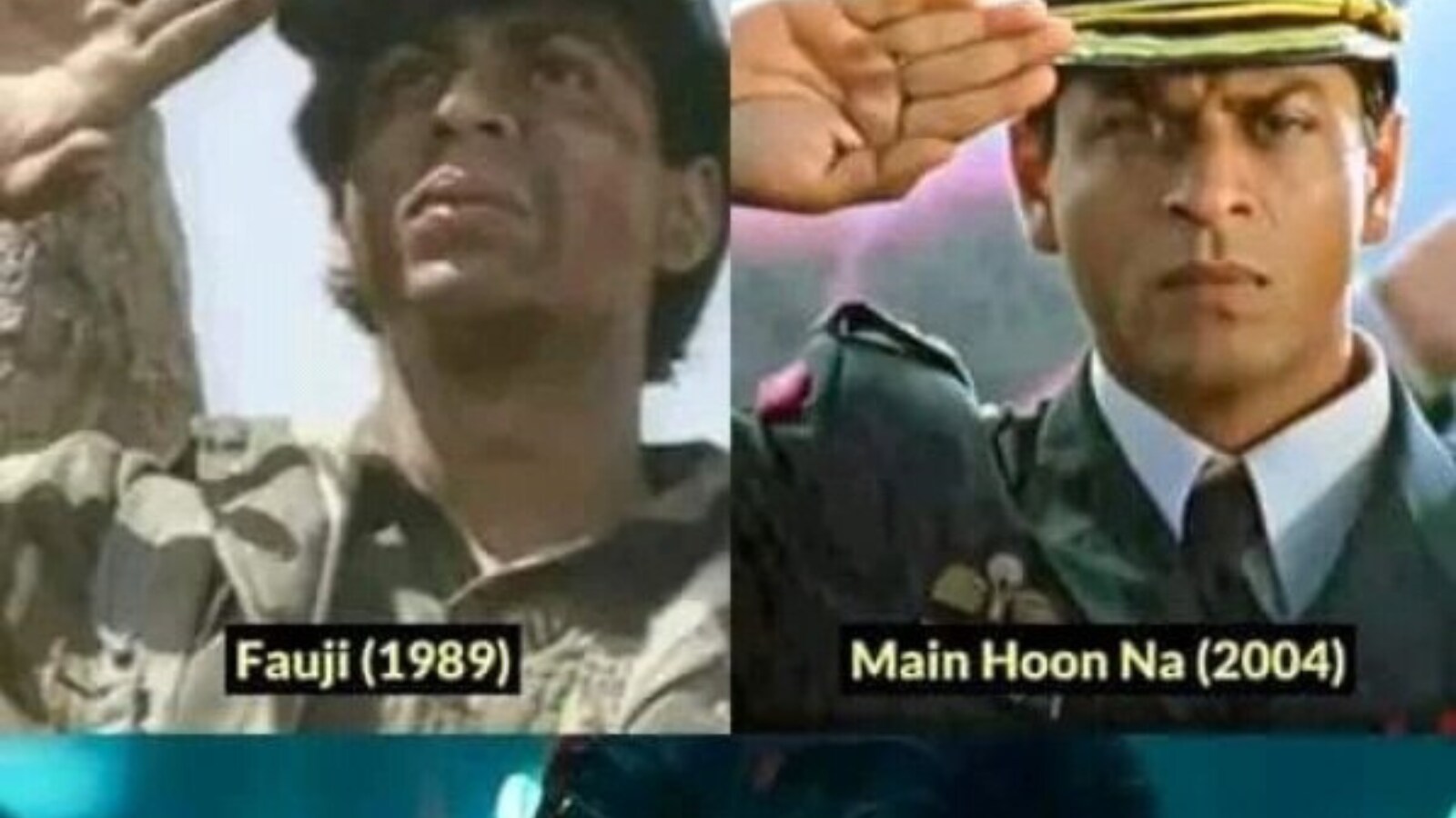 SRK Emotional Over Collage of Him Doing the Salute in 'Fauji', 'Mai ...