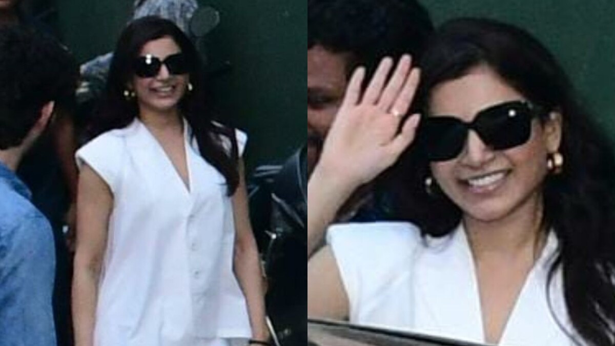Samantha Ruth Prabhu Sports Big Smile, Waves at Paparazzi After ...