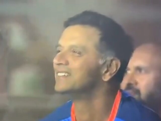Watch: Rahul Dravid's heartwarming smile on seeing his batting stats ...