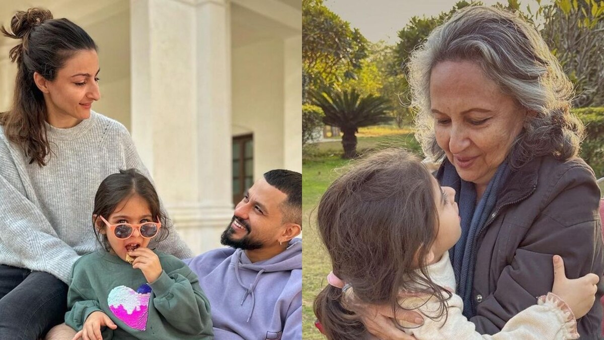 Soha Ali Khan Celebrates New Year At The Pataudi Palace With Her Family ...