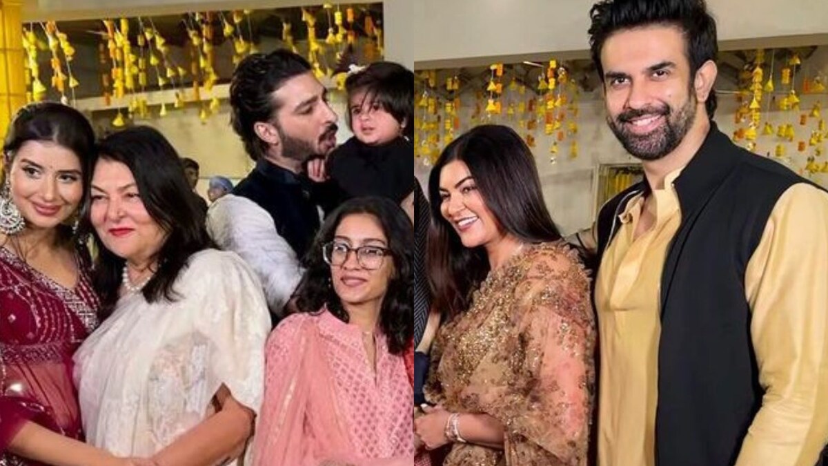 Pics: Sushmita Sen with Rohman Shawl, Charu Asopa with Rajeev Sen, Exes ...