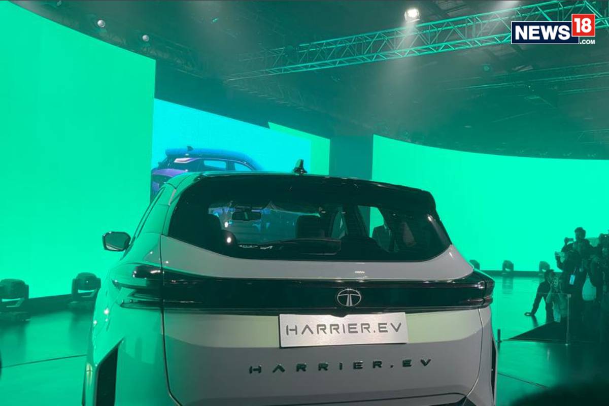 Tata Harrier EV Officially Revealed; Check Price, Launch Date, Range ...