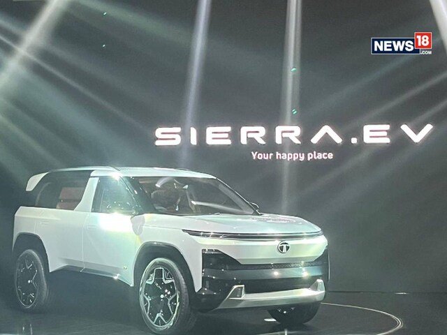 Auto Expo 2023 Tata Sierra Ev Production Ready Version Showcased