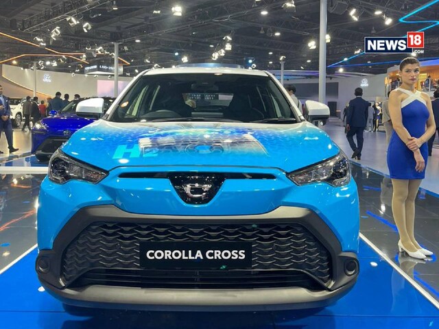 Auto Expo 2023: Hydrogen-Powered Toyota Corolla Cross H2 Concept Debuts ...