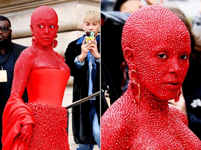 Doja Cat Covers Herself With 30,000 Crystals for Paris Fashion Week ...