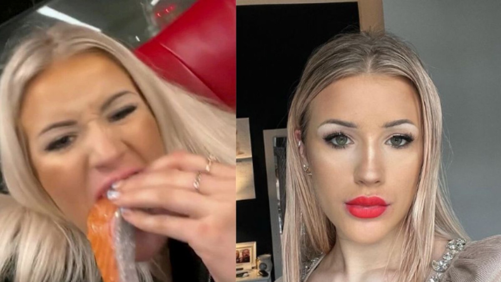 Watch: TikTok Influencer Eats Raw Salmon Despite Knowing It Will Make ...