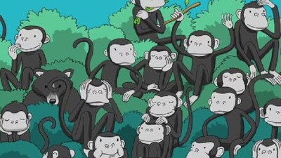 Optical Illusion: Can You Find The Bear Hiding Among Monkeys In This ...