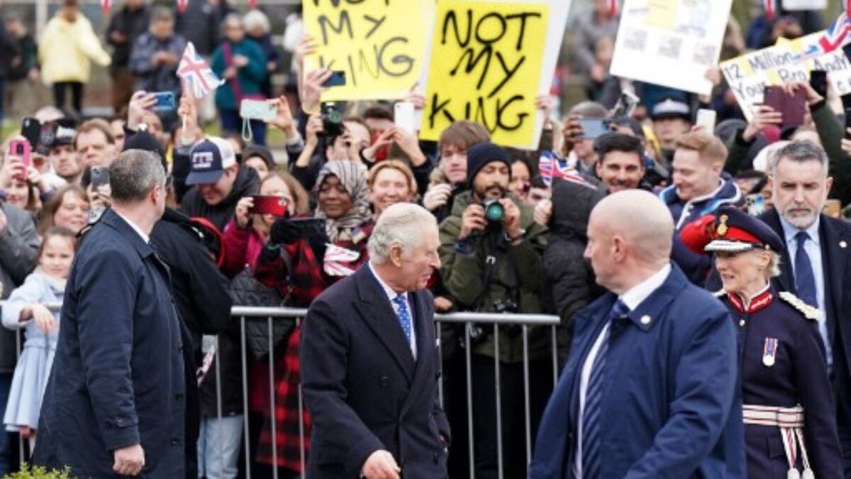 WATCH | King Charles Faces 'Not My King' Protest on Latest Royal Visit ...