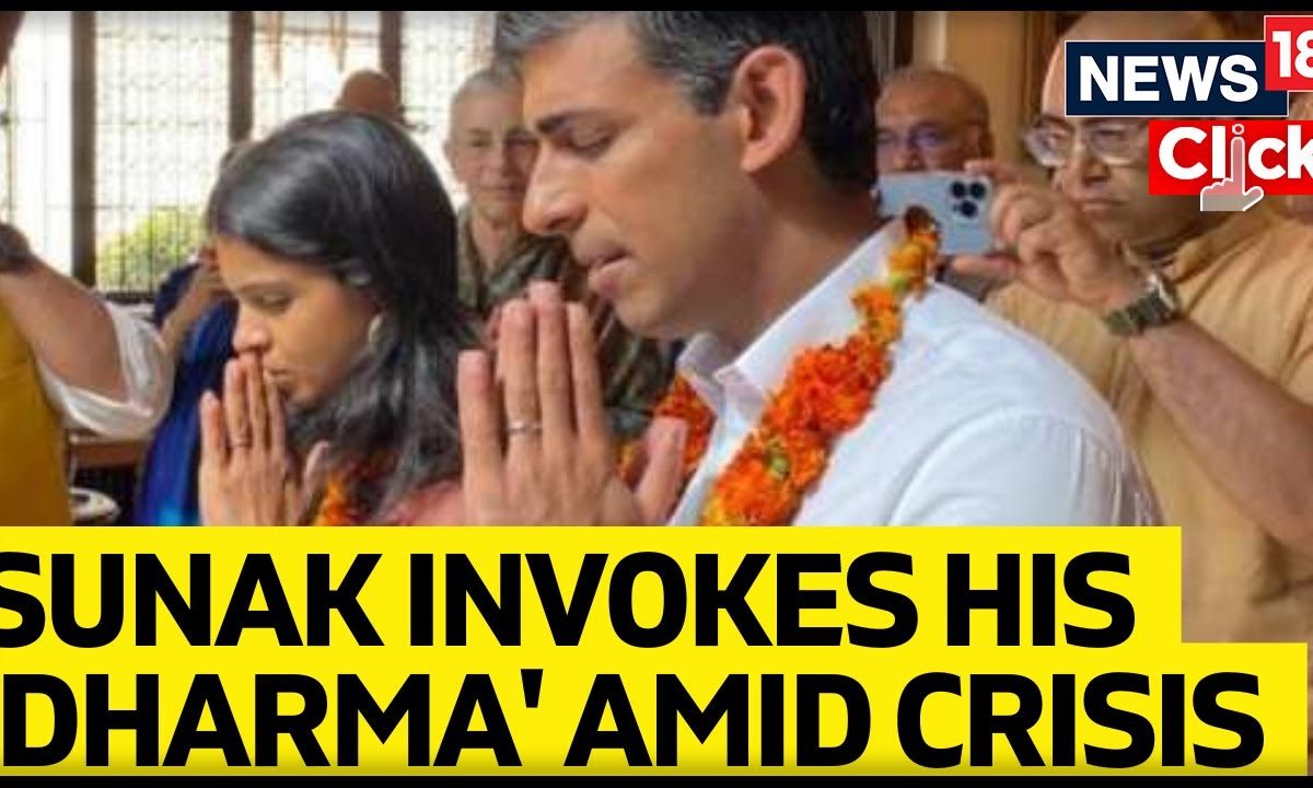 UK PM Sunak Says Hindu Concept Of Dharma Led Him To Seek Prime ...