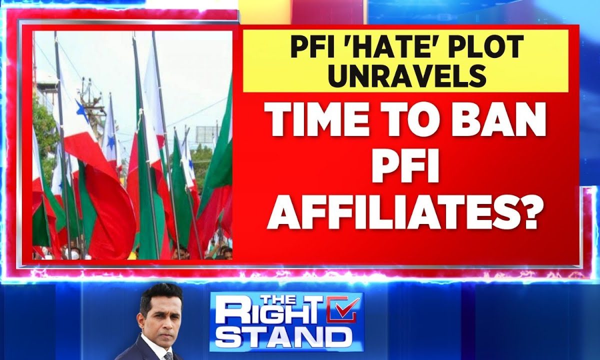 PFI Plot Unravels: Damning Details In Maharashtra ATS' Chargesheet | The Right Stand | English ...