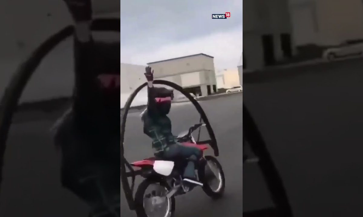 Bike Stunt Video | Biker Modifies Bike To Do Multiple 360 Degrees Flips ...