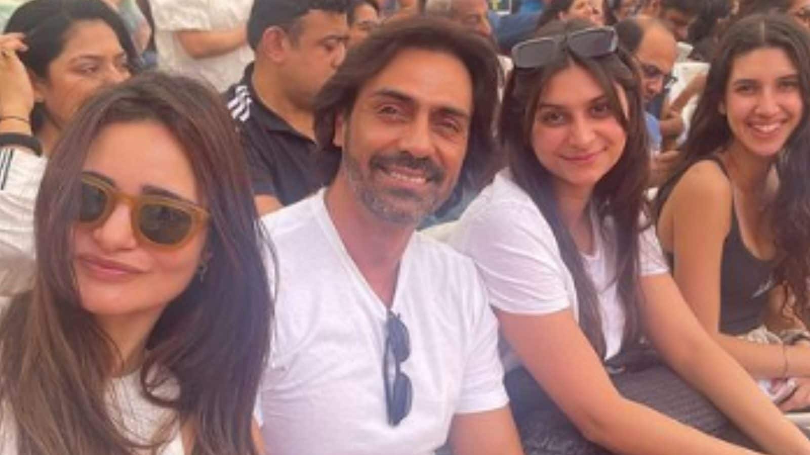 Arjun Rampal Attends Son Arik's Sports Day With Girlfriend Gabriella ...