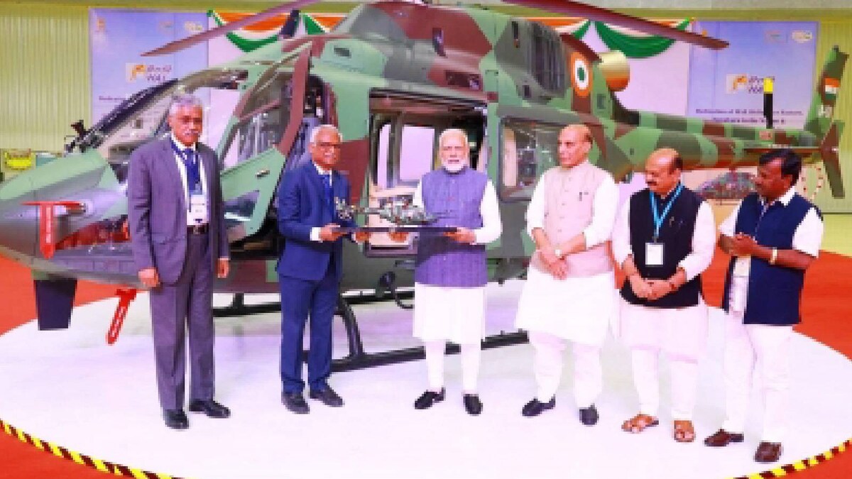 PM Unveils Light Utility Helicopter by HAL and Praises HAL's New ...
