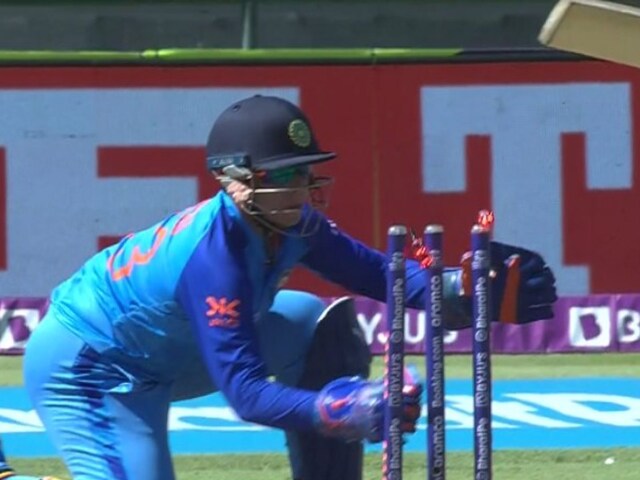 Watch Richa Ghosh Shows Lightning Quick Reflexes To Inflict Stumping
