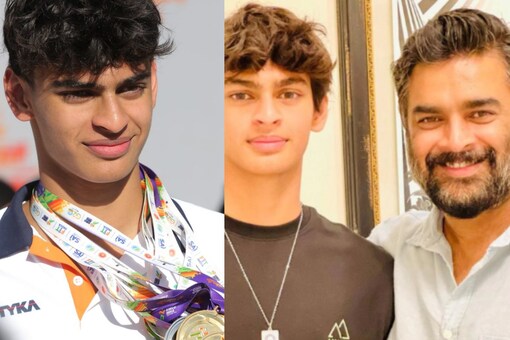 R Madhavan Celebrates As Son Vedaant Madhavan Wins 5 Gold and 2 Silver ...