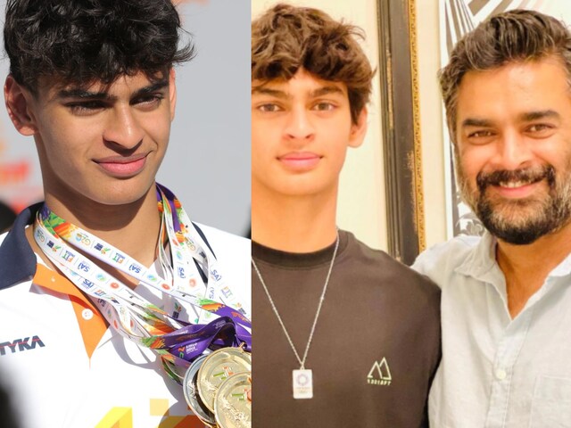R Madhavan Celebrates As Son Vedaant Madhavan Wins 5 Gold and 2 Silver ...