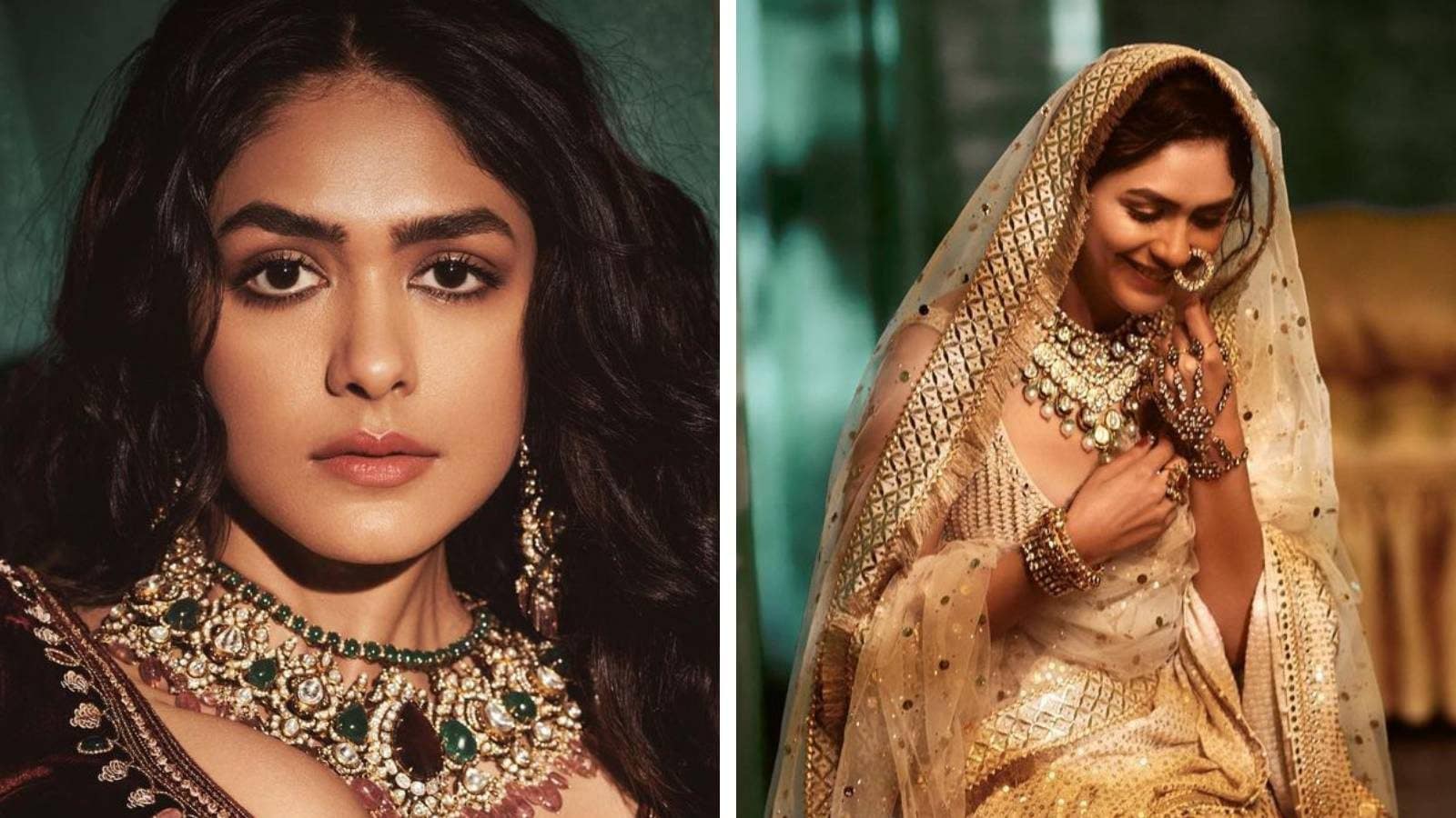 Mrunal Thakur Exudes Elegance And Royalty With Stunning Bridal Photoshoot, Check Out The Diva's ...