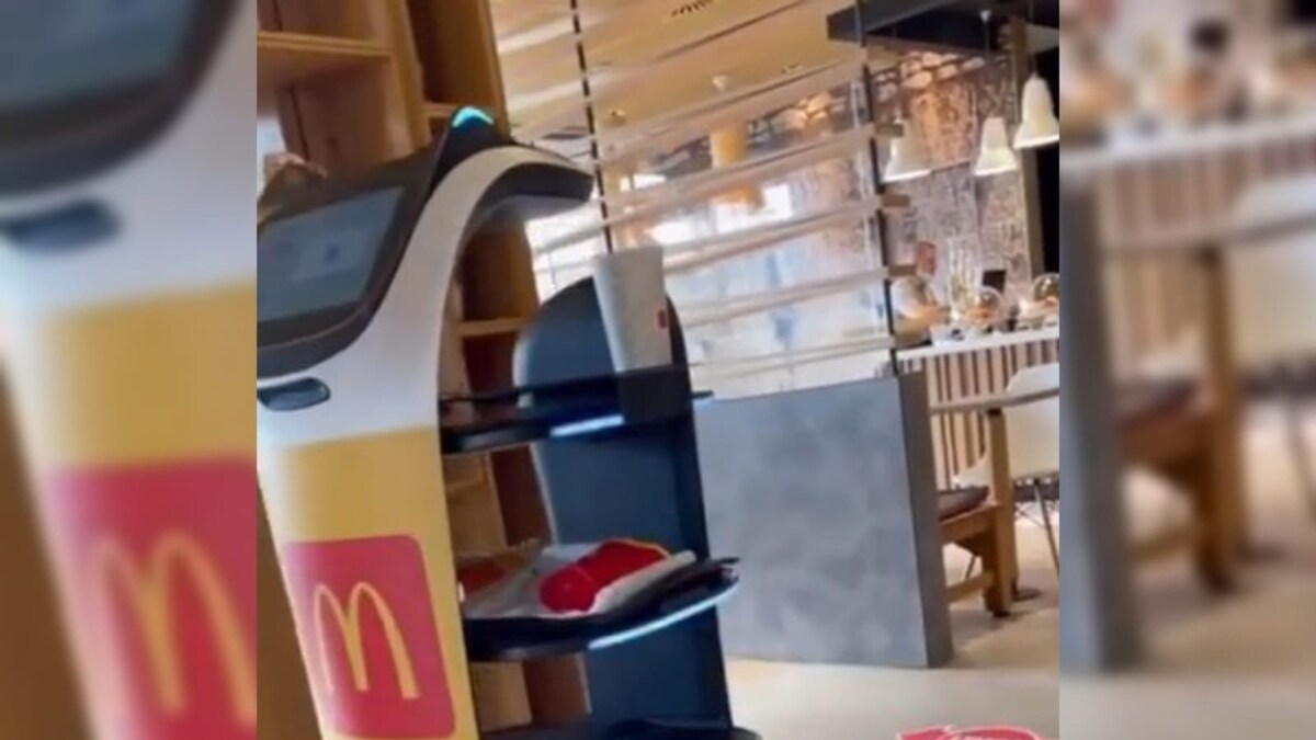 Watch: Video Of Robot Delivering Food At First Automated McDonald's ...