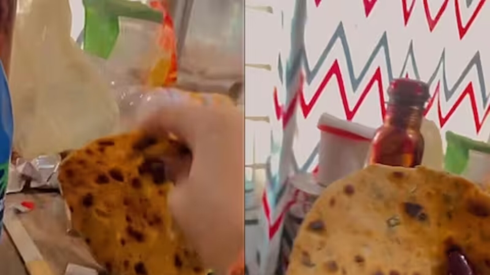 Watch: Hilarious Video Of A Woman Showing ‘Unbreakable’ Paratha Served ...