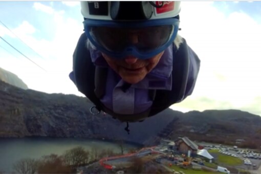 Watch: 85-Year-Old Woman Rides 'World’s Fastest’ Zip Line With Her ...