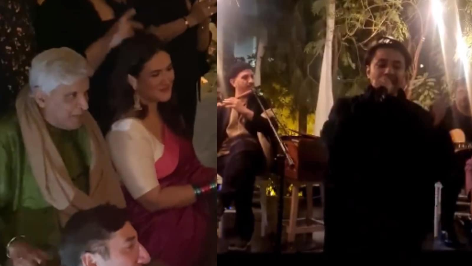 A Scene From Javed Akhtar And Ali Zafar’s Jam Session At Faiz Festival In Lahore | Buzz News ...