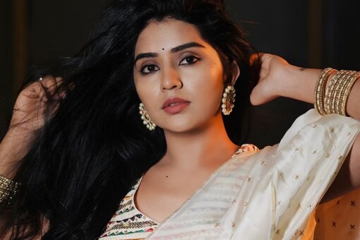 Megha Shetty Exudes Ethnic Vibes In White Saree, Fans Enthralled - News18