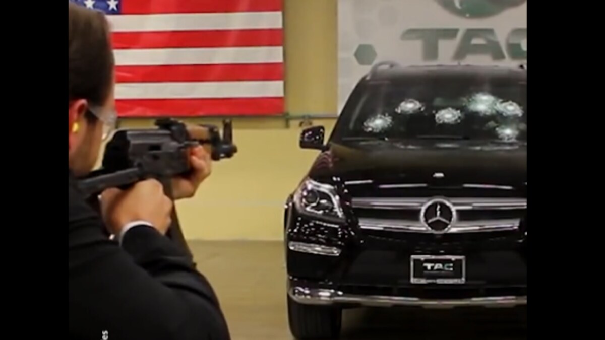 Video Of CEO Testing Bulletproof Car By Getting Shot At With AK-47 Goes ...