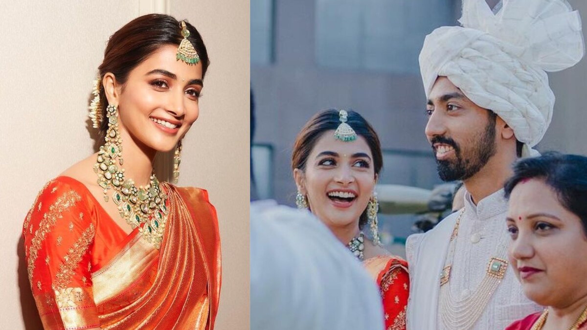 'Wedding Fever': Pooja Hegde Decks Up In Kanjivaram Saree At Brother's ...