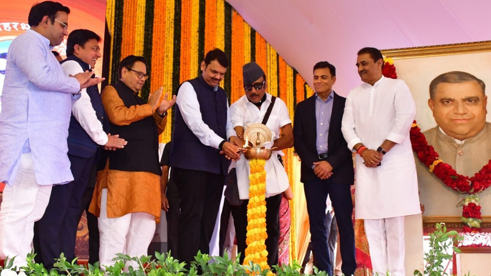 Praful Praise for Fadnavis Day after ED Action against NCP Rajya Sabha ...