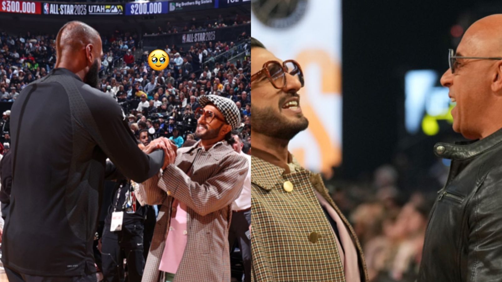 Ranveer Singh Interacts With LeBron James, Vin Diesel At NBA, Takes ...