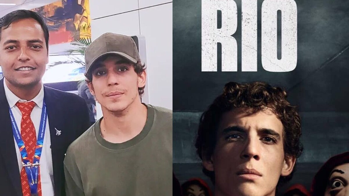 Money Heist: Miguel Herran Aka Rio Lands In India, Poses With Fans ...