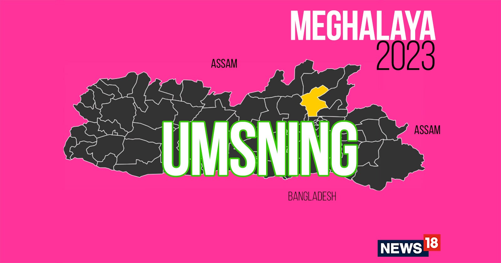 Umsning Election Result 2023: Umsning Assembly Seat LIVE Results | News18