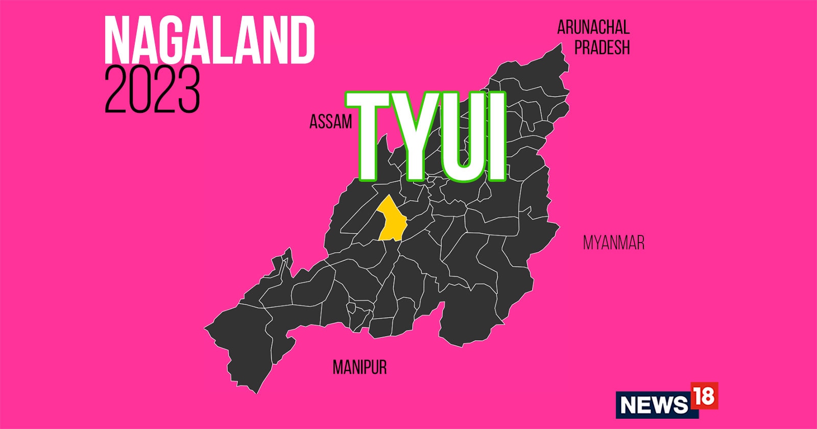 Tyui Election Result 2023: Tyui Assembly Seat LIVE Results | News18