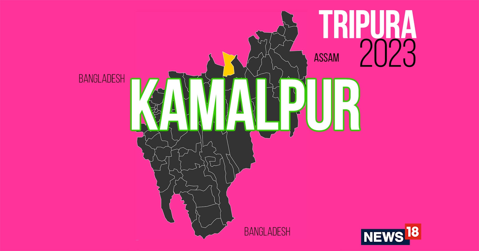 Kamalpur Election Result 2023: Kamalpur Assembly Seat LIVE Results | News18
