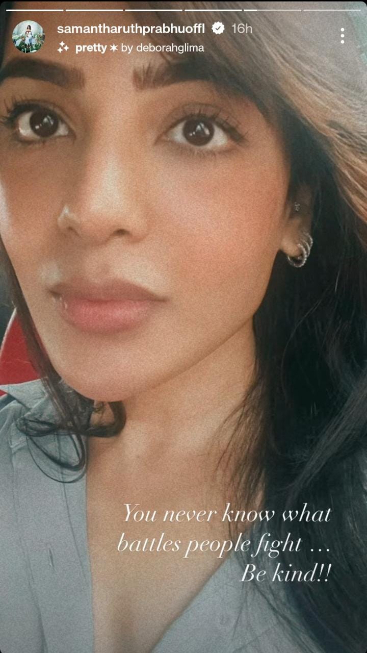 Samantha Ruth Prabhu Shares Cryptic Note About Being Kind Amid Pushpa 2 4501
