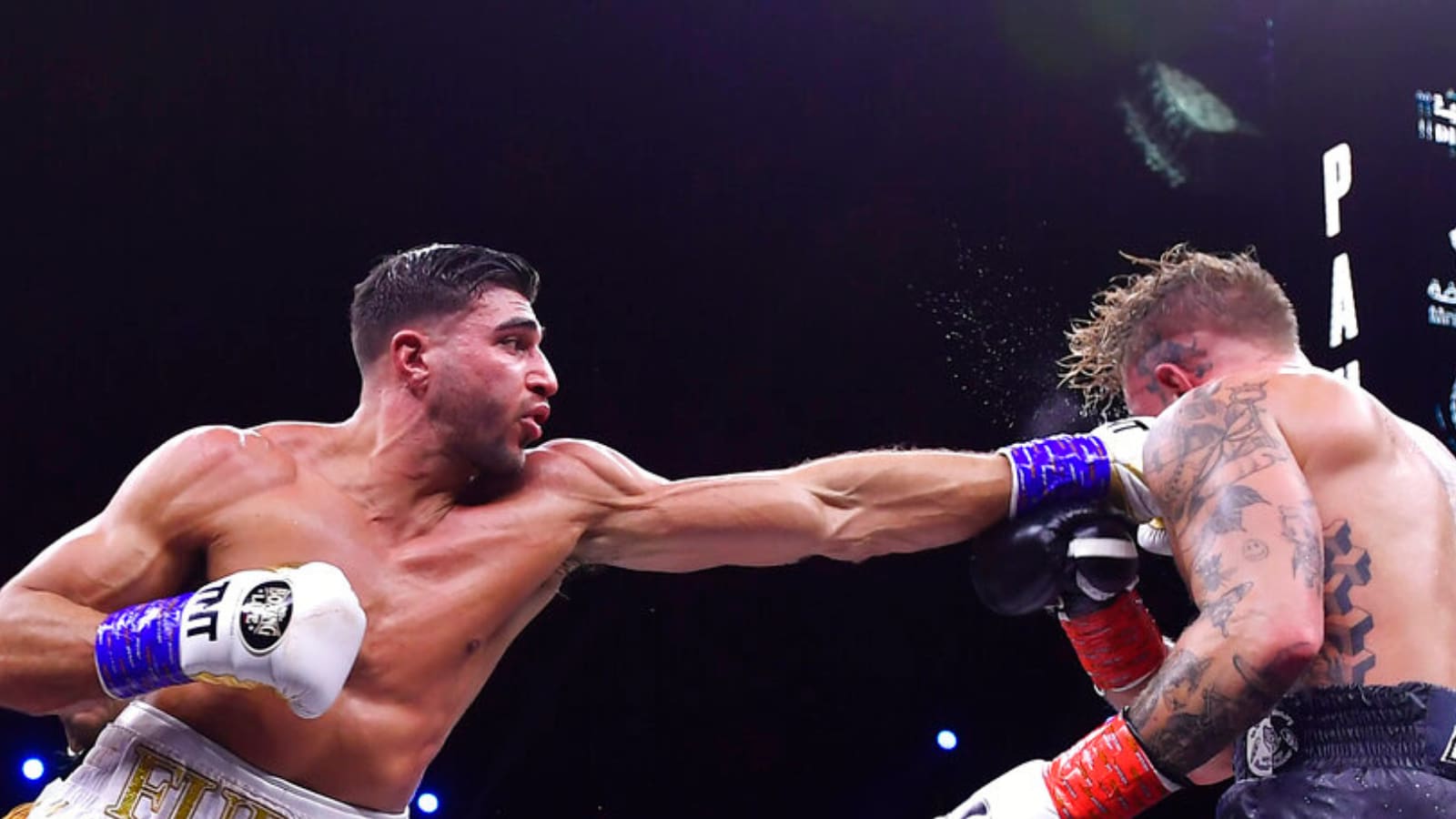 Love Island's Tommy Fury Topples YouTuber Jake Paul in Saudi Boxing ...
