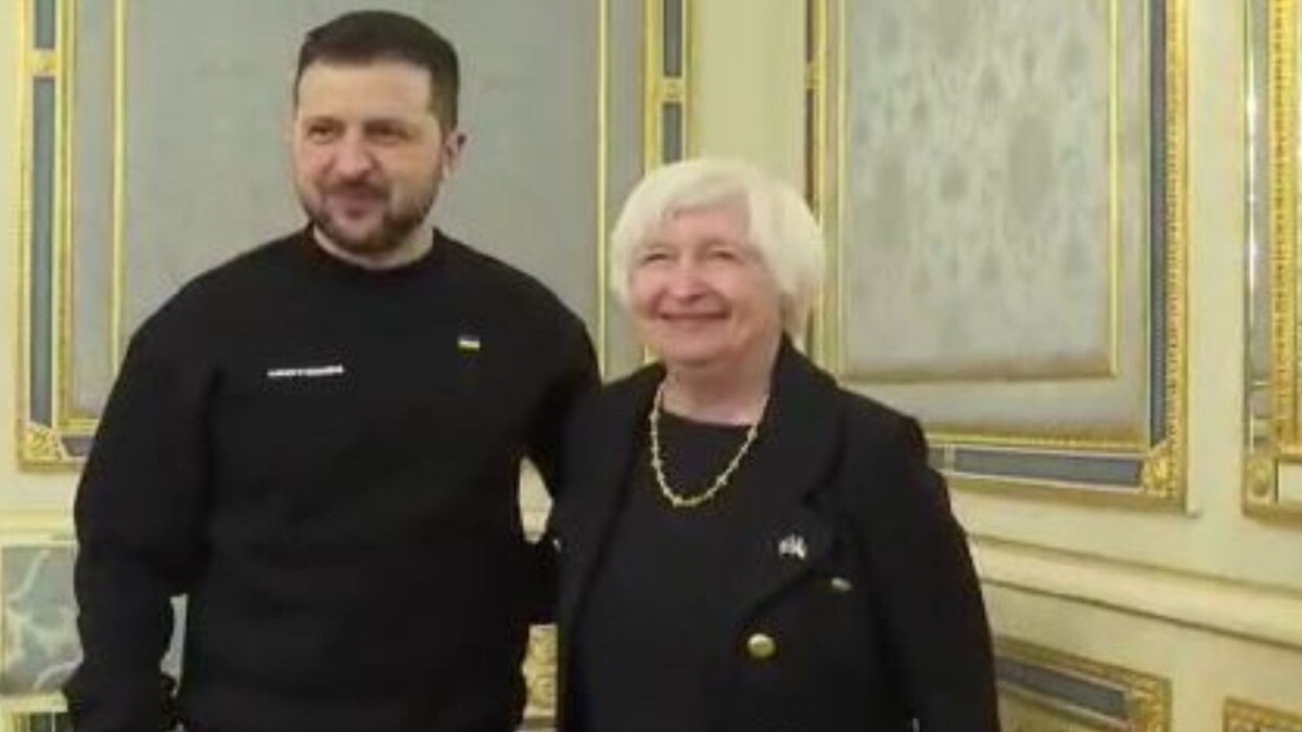 US Treasury Secretary Yellen in Surprise Visit to Kyiv to Reaffirm US Economic Aid to Ukraine ...