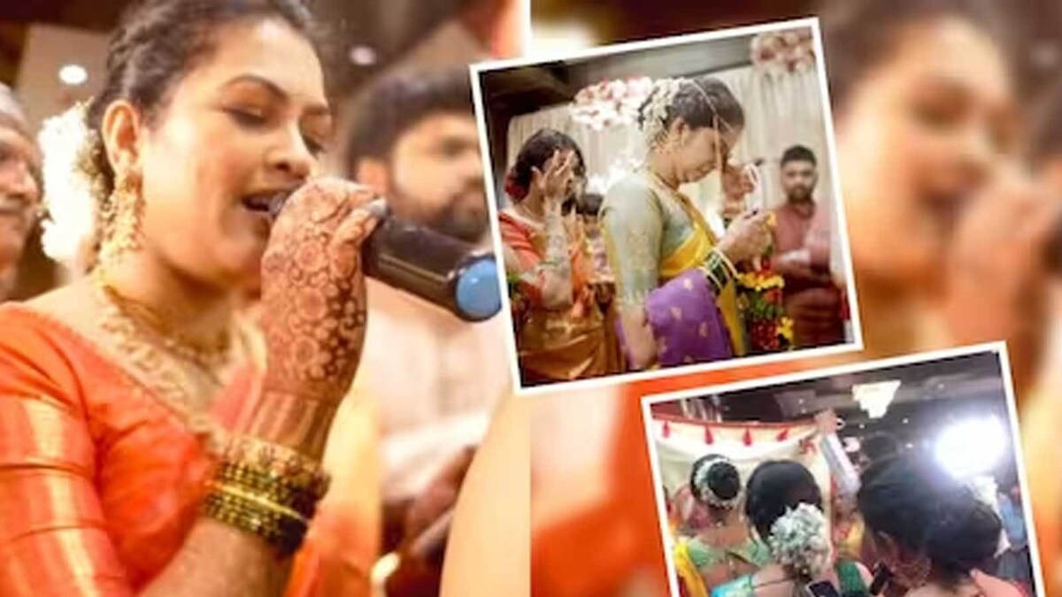 Singer Priyanka Barve Sings Mangalashtak Song, Video Goes Viral - News18