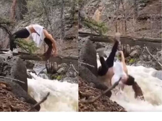 Watch: Woman Falls Into River While Trying A Dangerous Pose, Twitter ...