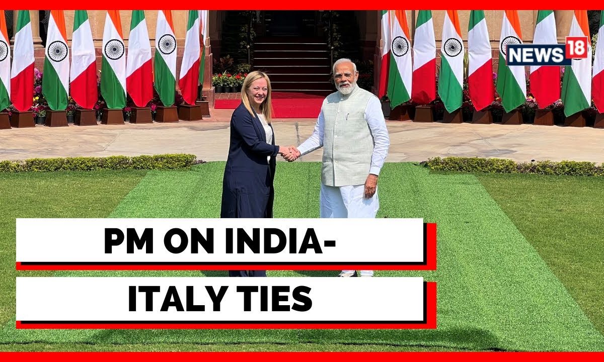PM Modi Addresses Media After Meeting With Italian PM Giorgia Meloni ...