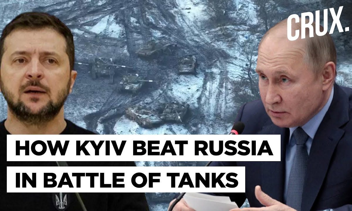 Epic Tank Battle Ukraine Traps & Wrecks “130 Russian Tanks” Near ...
