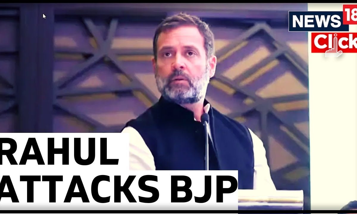 Rahul Gandhi Attacks BJP on Indian Democracy Structure | Rahul Gandhi ...