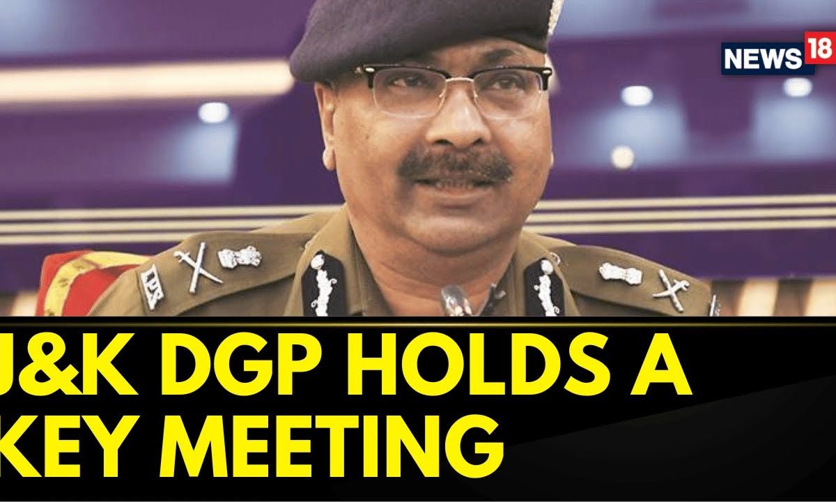 Jammu And Kashmir News | Jammu And Kashmir: DG Dilbagh Singh Chairs Key ...