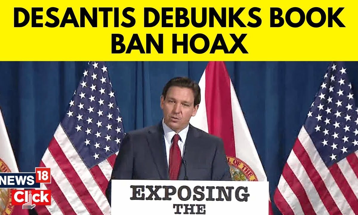 Desantis Speech Latest | Desantis Goes After Book Ban Hoax Spreaders ...
