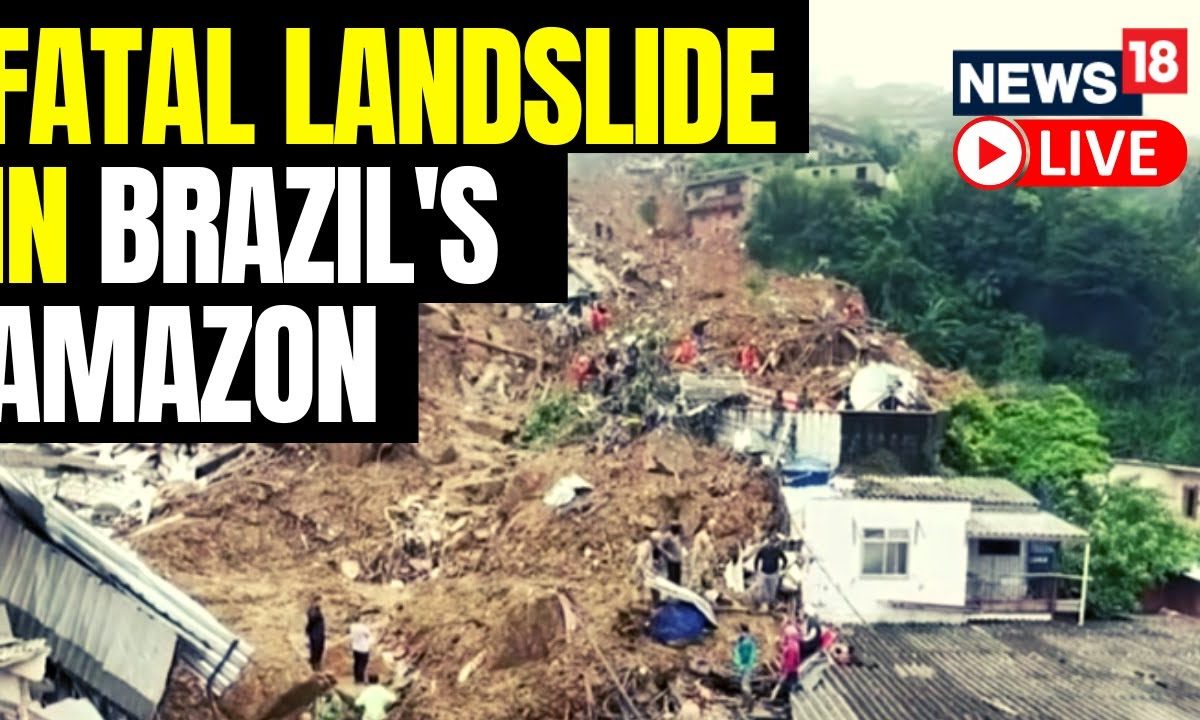 Deadly Landslide Causes Destruction In Brazil | Brazil Landslide Live ...