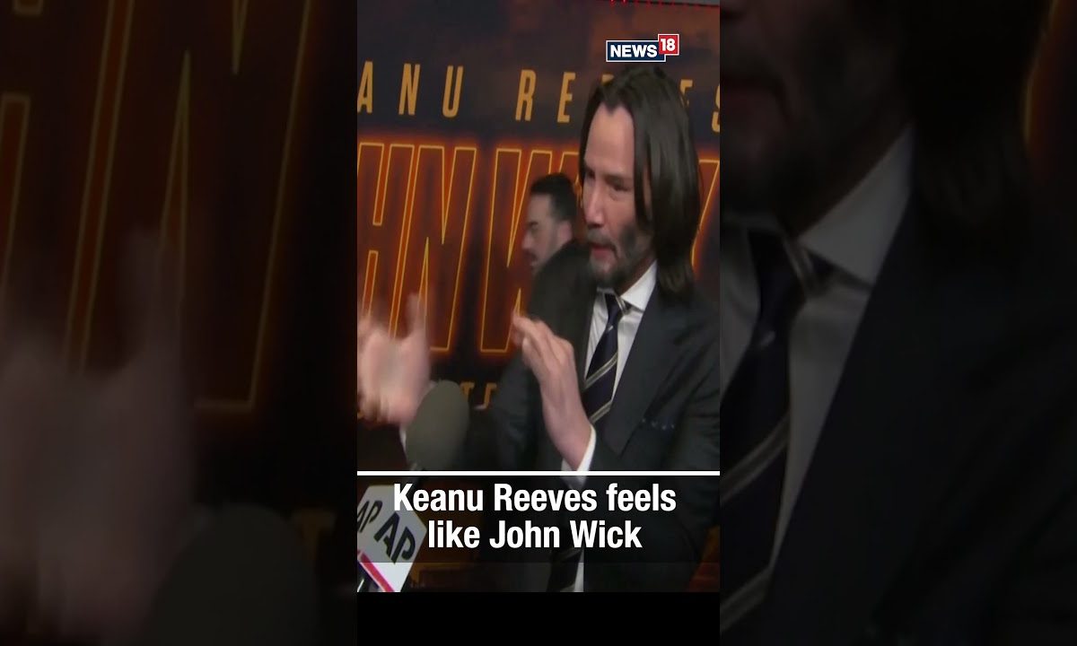 Keanu Reeves Feel Like John Wick | John Wick Chapter Four Premier ...