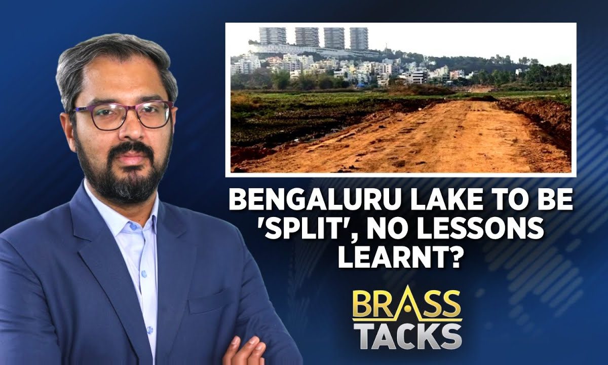 Karnataka News: Bengaluru Lake To Be Split For 25 Feet Long Road ...