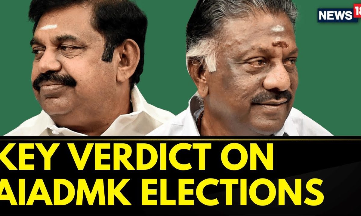Tamil Nadu Politics: Madras HC To Hear OPS Camp's Pleas On AIADMK ... Tamil Nadu Politics: Madras HC To Hear OPS Camp's Pleas On AIADMK ...