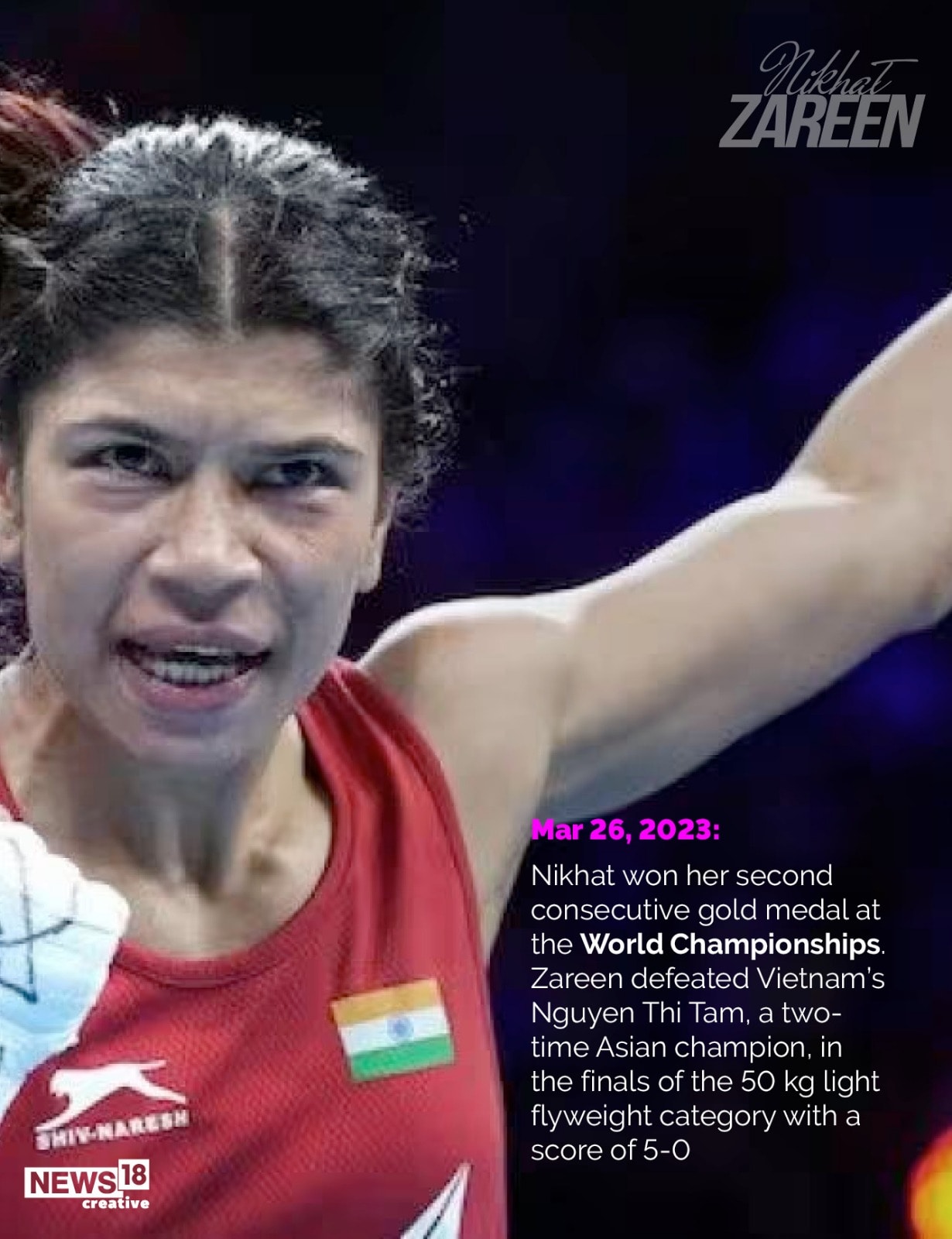 Nikhat Zareen: A Brief Timeline of the Two-Time World Champion's ...