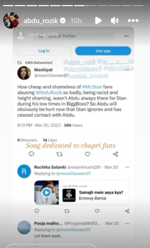 Abdu Rozik vs MC Stan Gets Ugly; Chota Bhaijaan Singer Calls Rapper's ...
